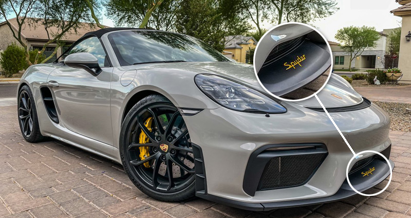 Porsche Boxster Decals, Porsche 981 Graphics, Stripes, Stickers and ...