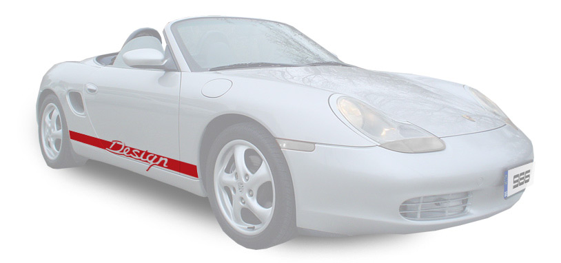 Porsche Boxster Decals, Porsche 986 Graphics, Stripes, Stickers and ...