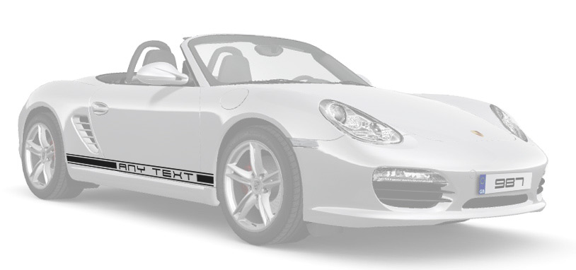 Porsche Boxster Decals, Porsche 987 Graphics, Stripes, Stickers and ...